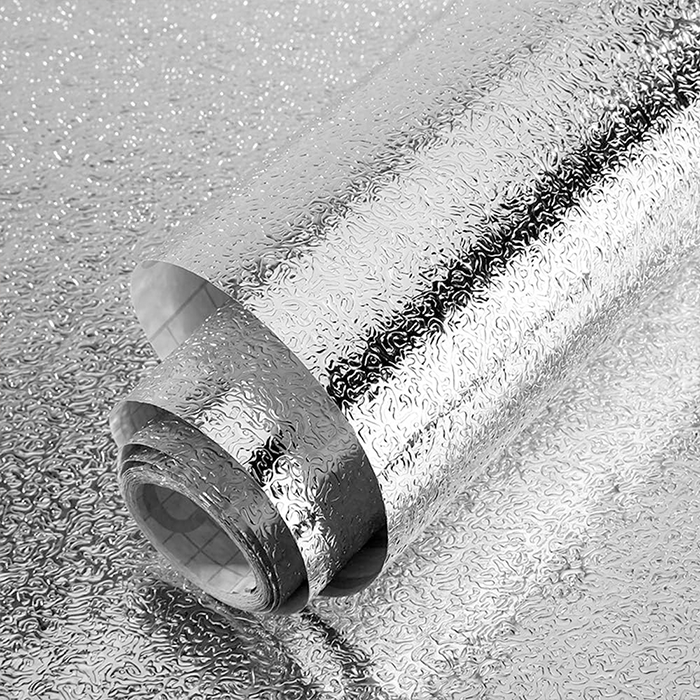 Kitchen Wall Aluminium Foil Sticker Silver – Homesouq Online Shopping