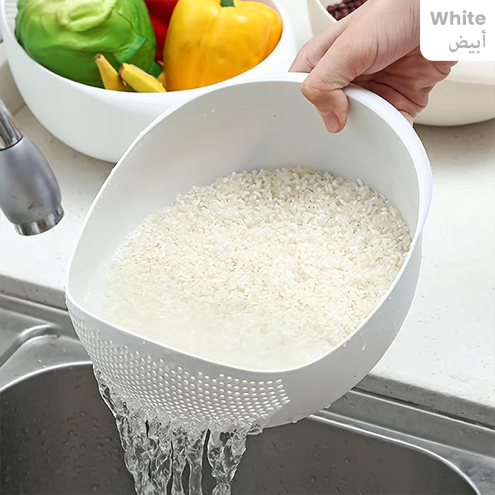 Plastic Rice Washing Colander Water Strainer Basket | Homesouq ...